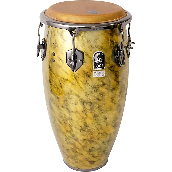 Toca Custom Deluxe Wood Shell Congas 12.50 in. Sahara Gold | Guitar Center