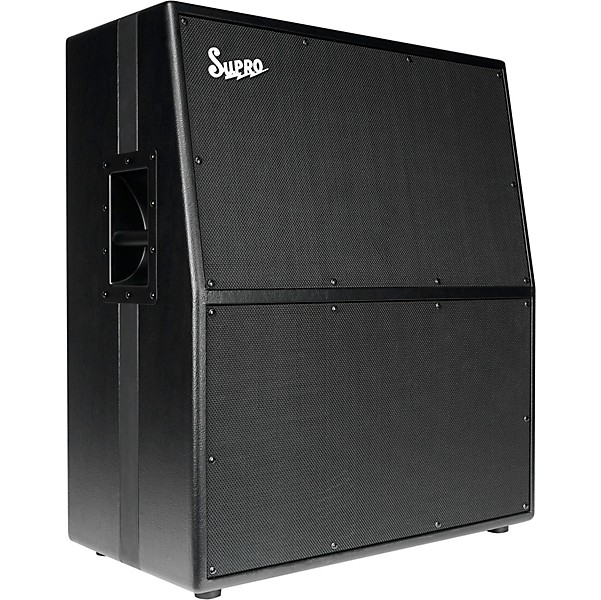 Supro 1777 Galaxy 300W 4x12" Guitar Speaker Cabinet Black | Guitar Center