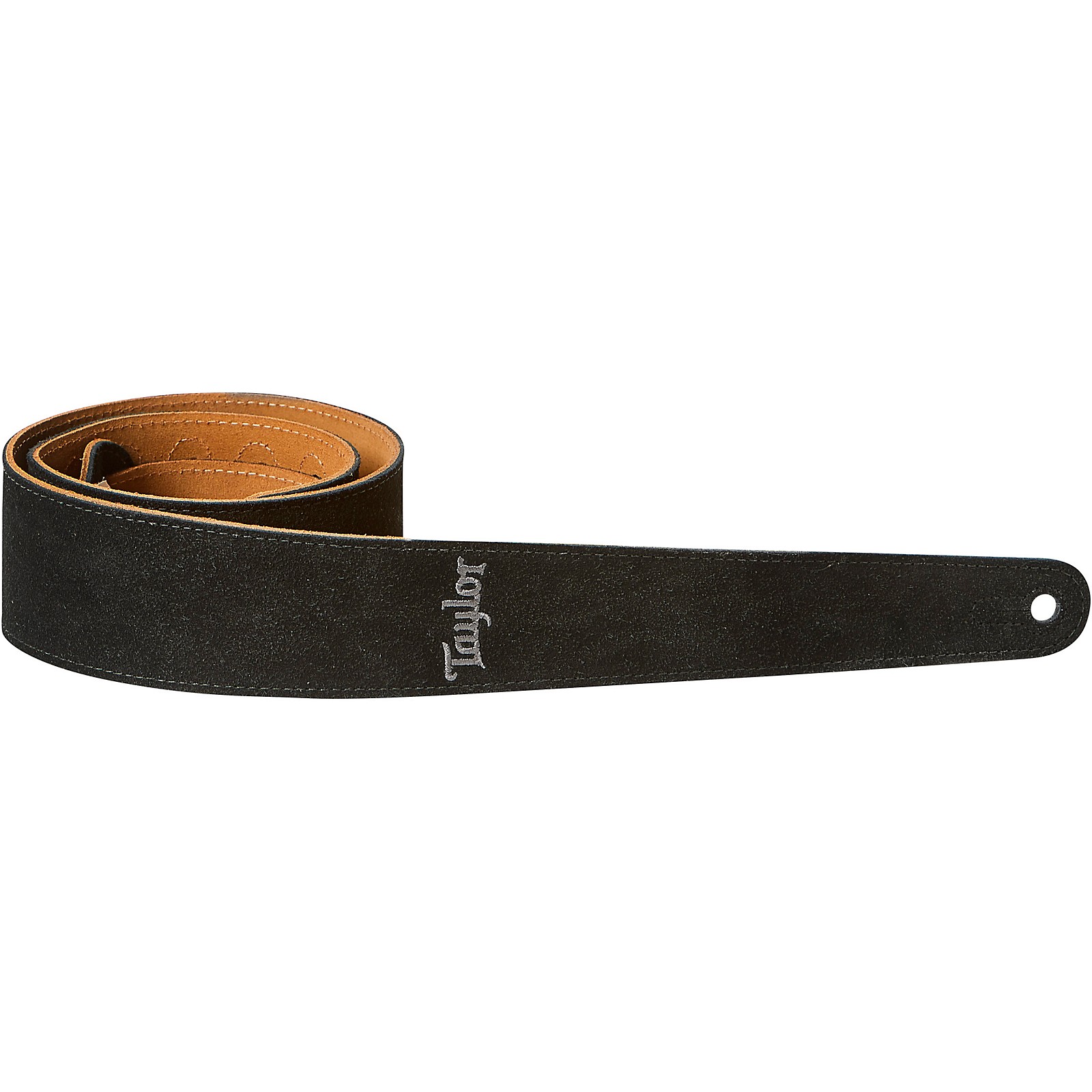 Taylor Strap Embroidered Suede Black 2.5 in. | Guitar Center