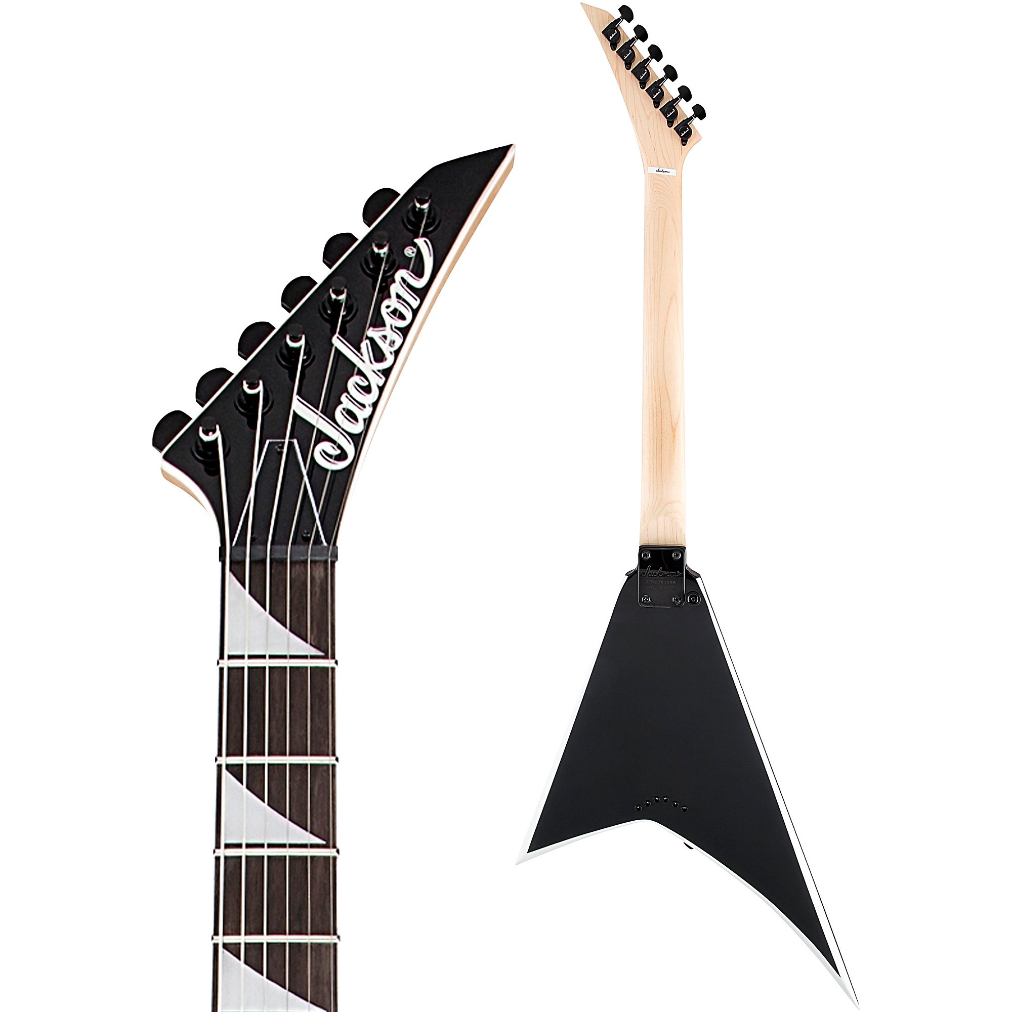 Jackson JS Series Rhoads JS32T Electric Guitar Black and Jackson JS Series Rhoads JS32T Electric Guitar Black and