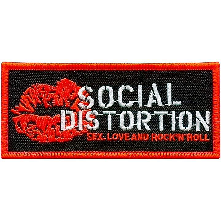 C&D Visionary Social Distortion Lip logo Patch | Guitar Center