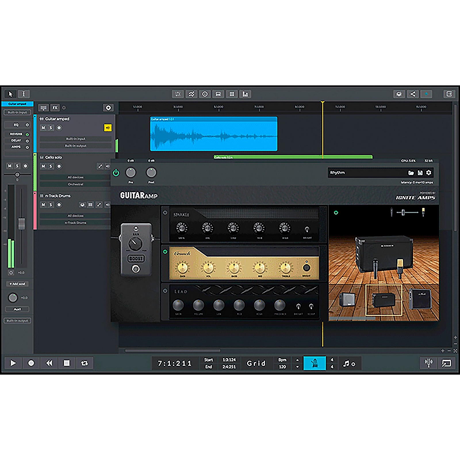 n-Track Studio 9 Standard DAW (Download) | Guitar Center