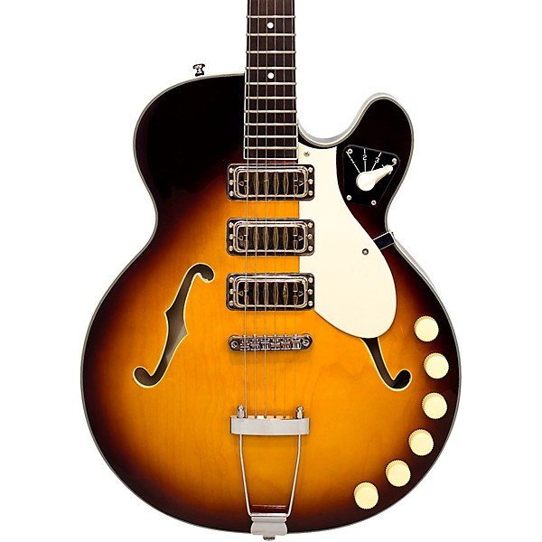 Eastwood Airline H59 Electric Guitar Honey Burst | Guitar Center