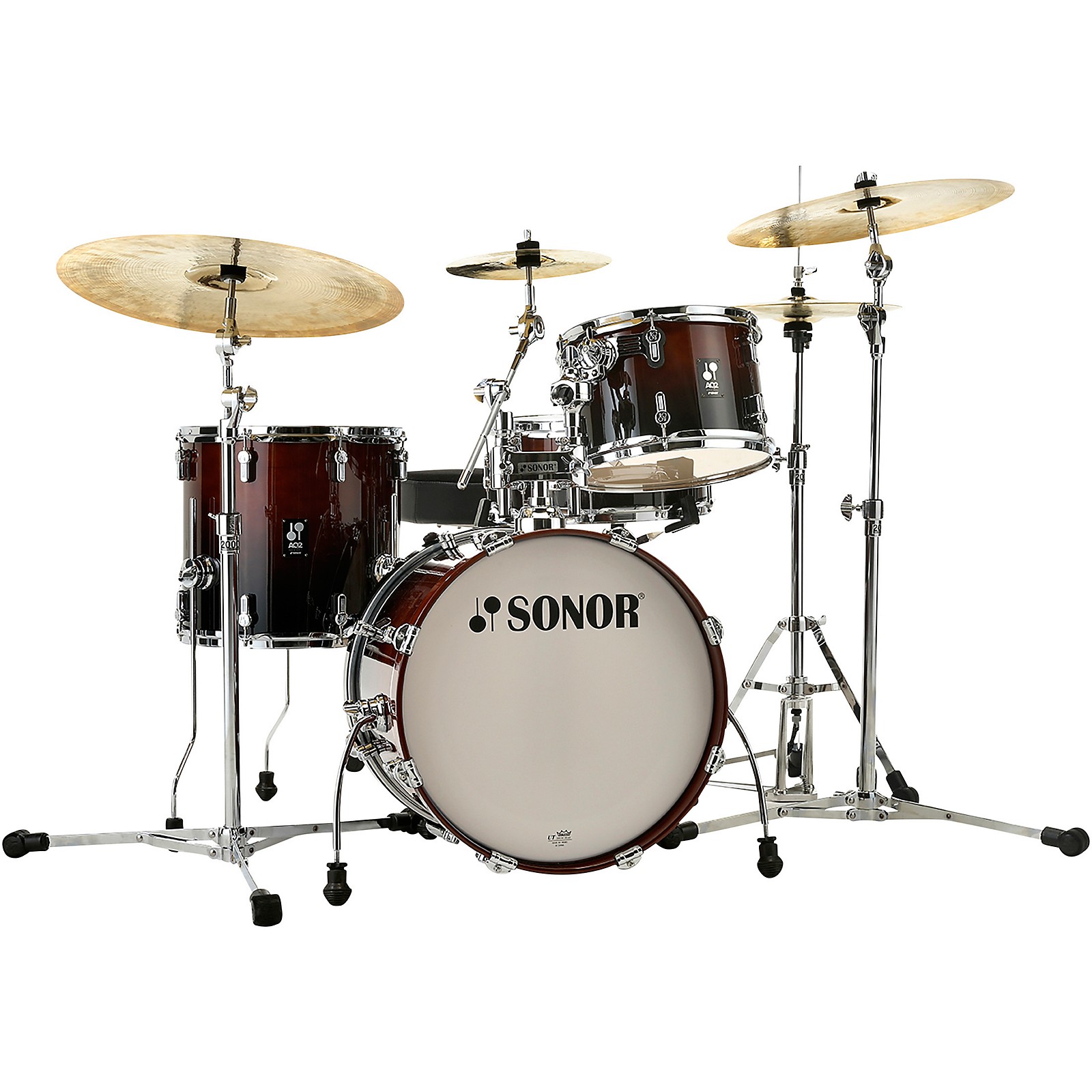 SONOR AQ2 Bop Maple 4-Piece Shell Pack Brown Fade | Guitar Center SONOR AQ2 Bop Maple 4-Piece Shell Pack Brown Fade | Guitar Center