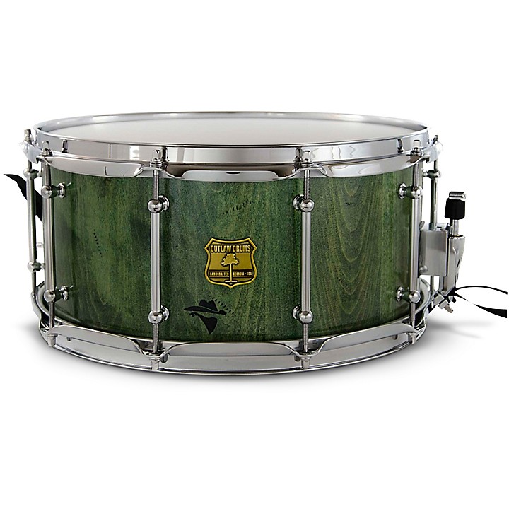 OUTLAW DRUMS Bandit Series Snare Drum with Chrome Hardware 14 x 7 in ...