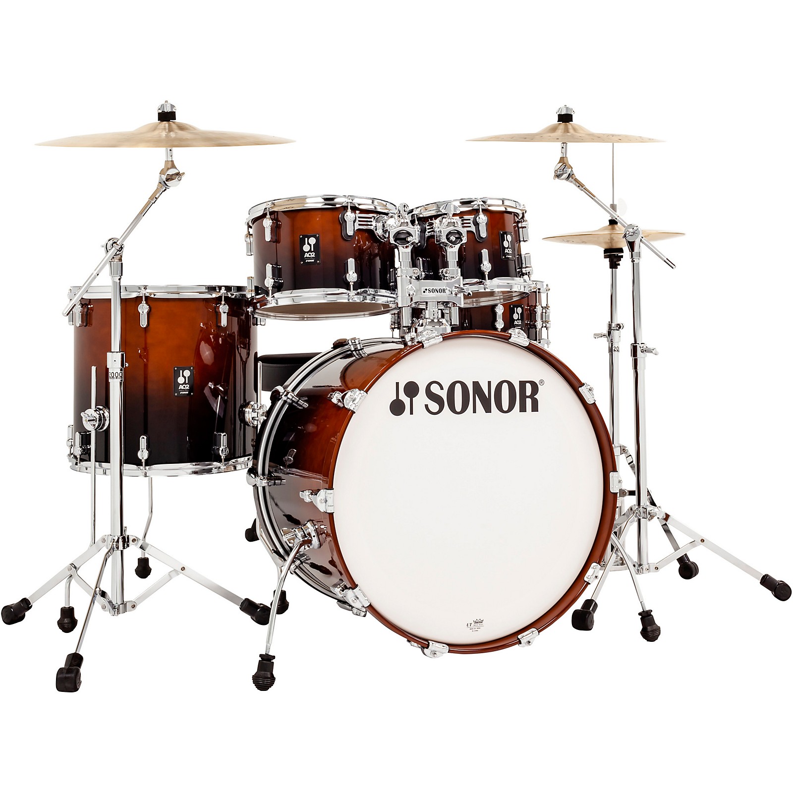 SONOR AQ2 Stage Maple 5-Piece Shell Pack Brown Fade | Guitar Center SONOR AQ2 Stage Maple 5-Piece Shell Pack Brown Fade | Guitar Center