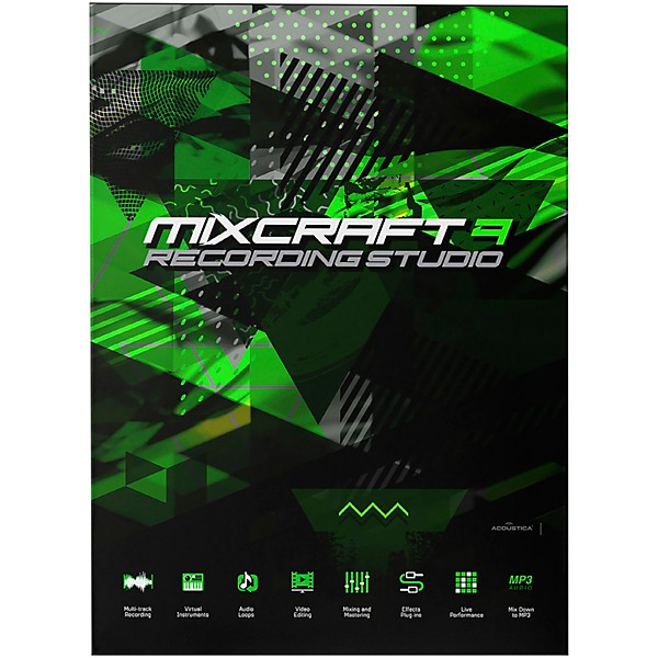 Acoustica Mixcraft 9 Recording Studio EDU / Multi-Track Recording ...