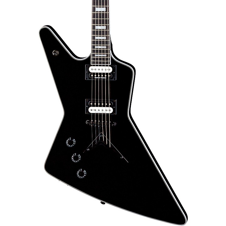 Dean A left-handed Dean with dual Duncan humbuckers. Classic Black ...