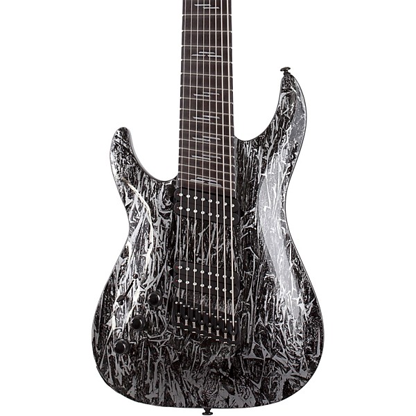 Schecter Guitar Research C-8 Silver Mountain Multi-Scale Left-Handed 8 ...