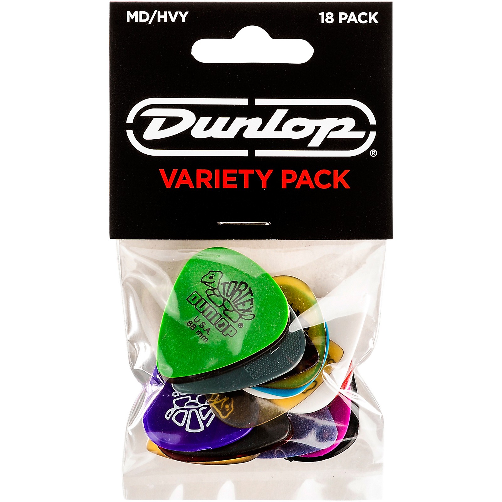 Dunlop Pick Variety Pack 18/PLYPK Medium/Heavy | Guitar Center