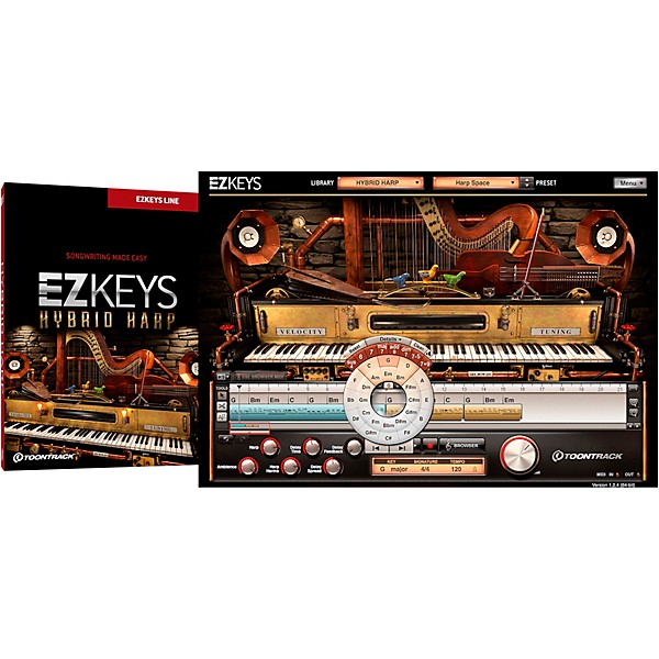 Toontrack EZkeys Hybrid Harp (Download) | Guitar Center