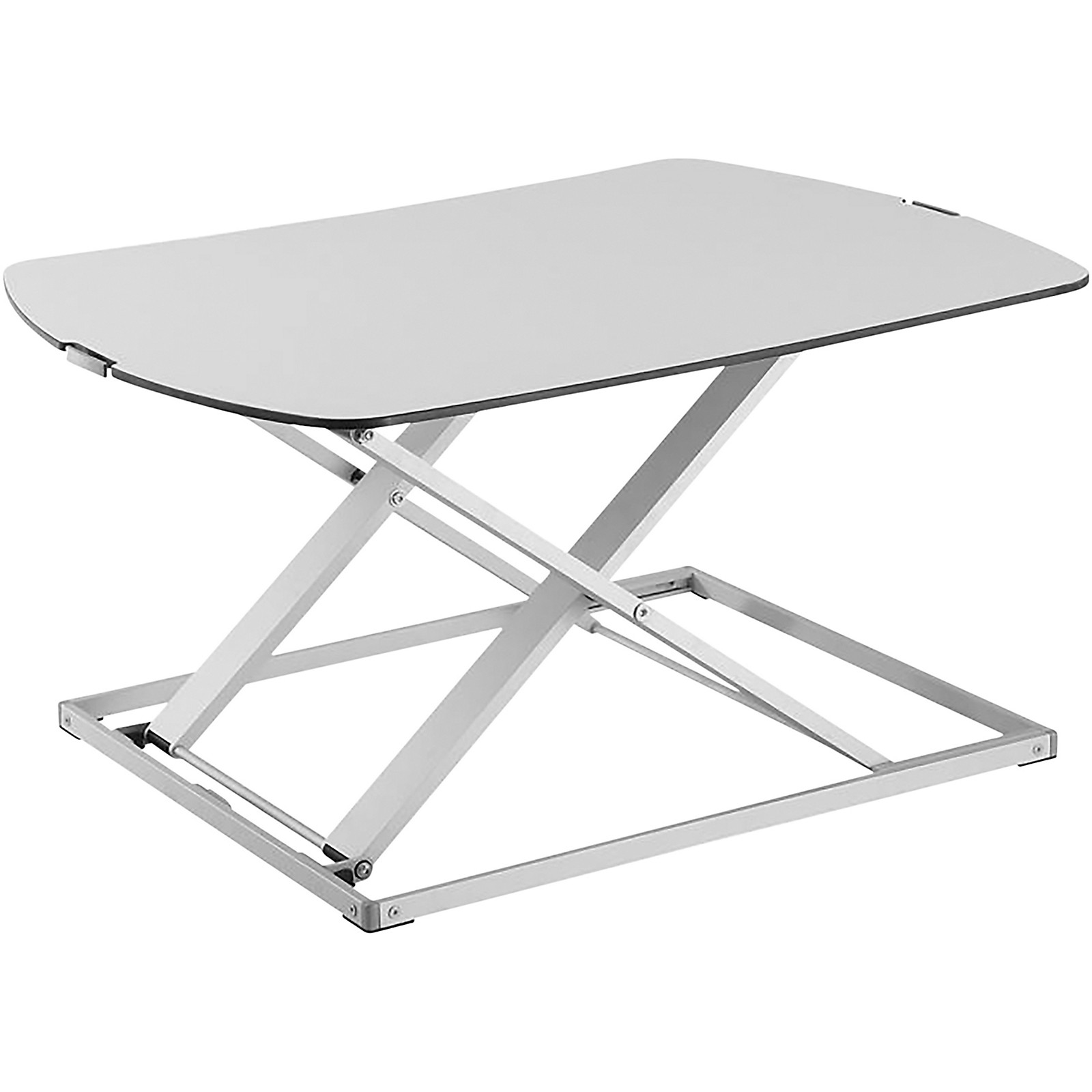 BK Media Move Desk Standing Work Station Standing White | Guitar Center