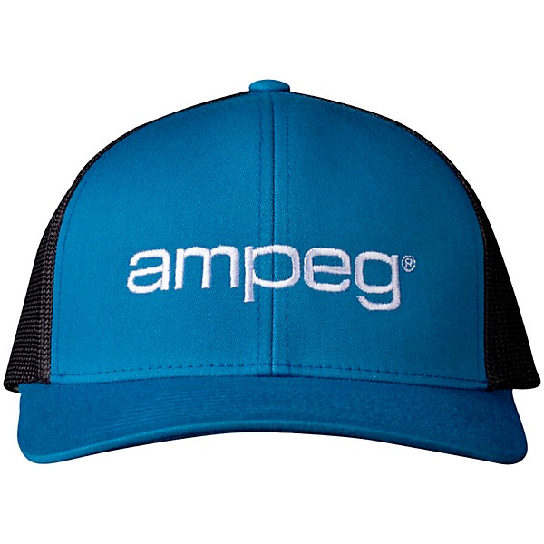 Ampeg Ampeg Snap Back Hat - Blue & Black One Size Fits All | Guitar Center