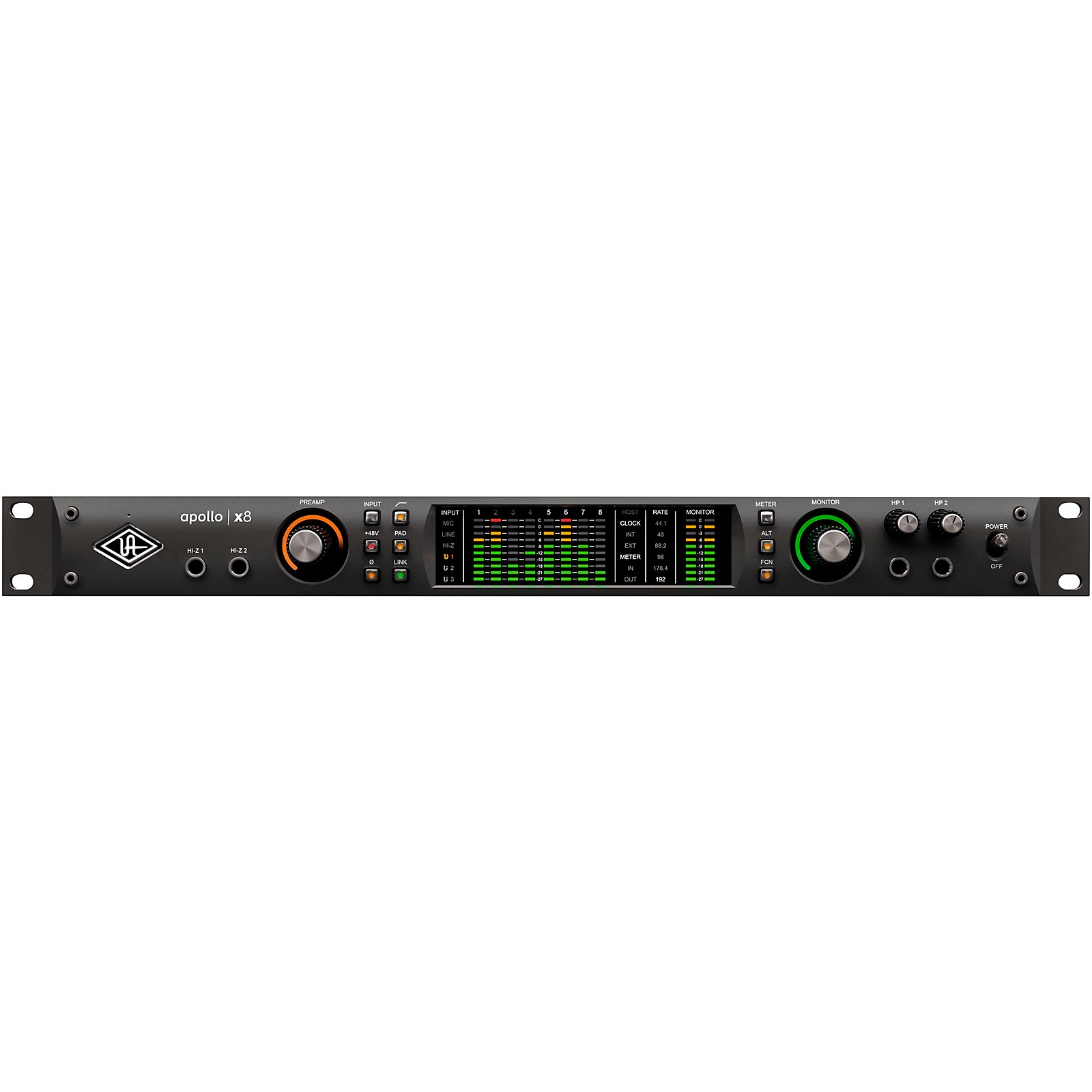 Universal Audio Apollo X8 Heritage Edition 8-Channel Thunderbolt Audio ...