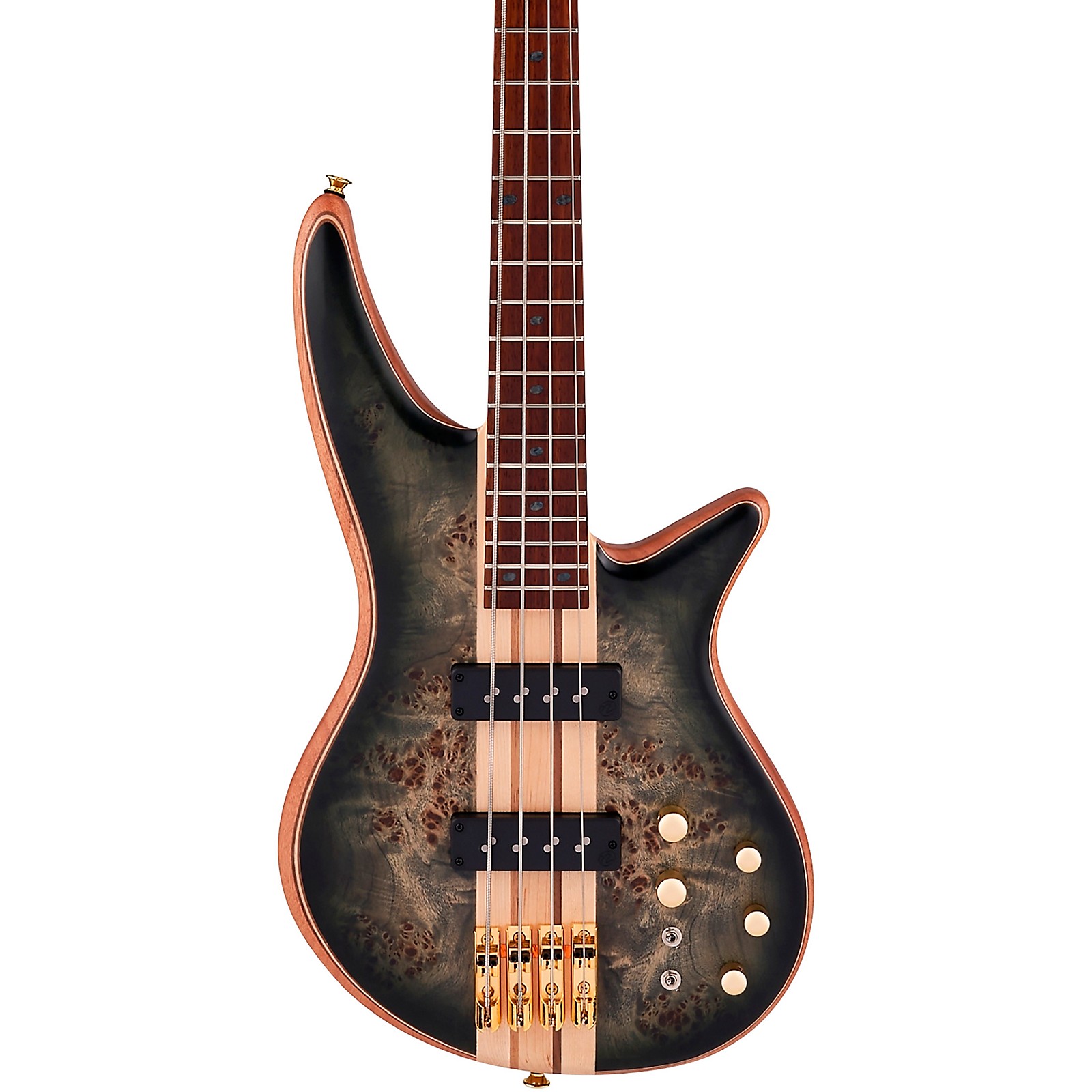 Jackson Pro Series Spectra Bass SBP IV Transparent Black Burst | Guitar ...