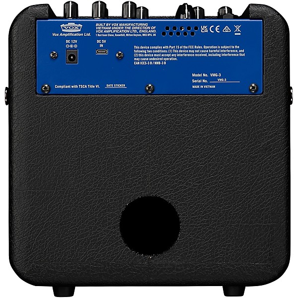 VOX Mini Go 3 Battery-Powered Guitar Amp Iron Blue | Guitar Center