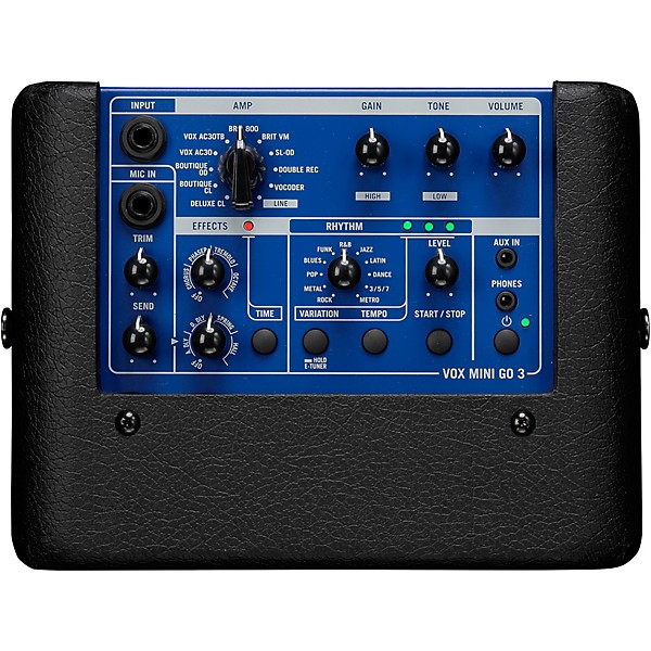 VOX Mini Go 3 Battery-Powered Guitar Amp Iron Blue | Guitar Center