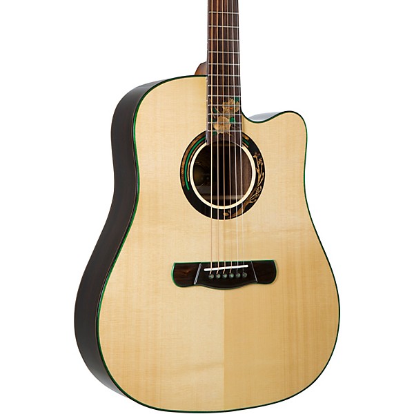 Merida SUMMER Dreadnaught Acoustic Guitar with Solid Spruce Top Gloss ...