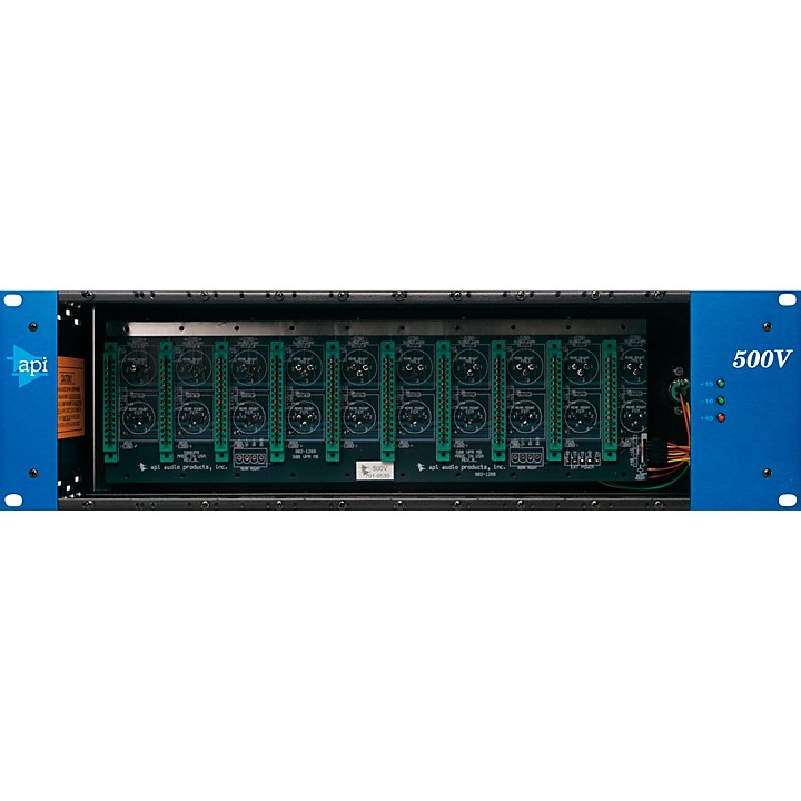 API 500VPR 10-Slot Rack With Power Supply | Guitar Center