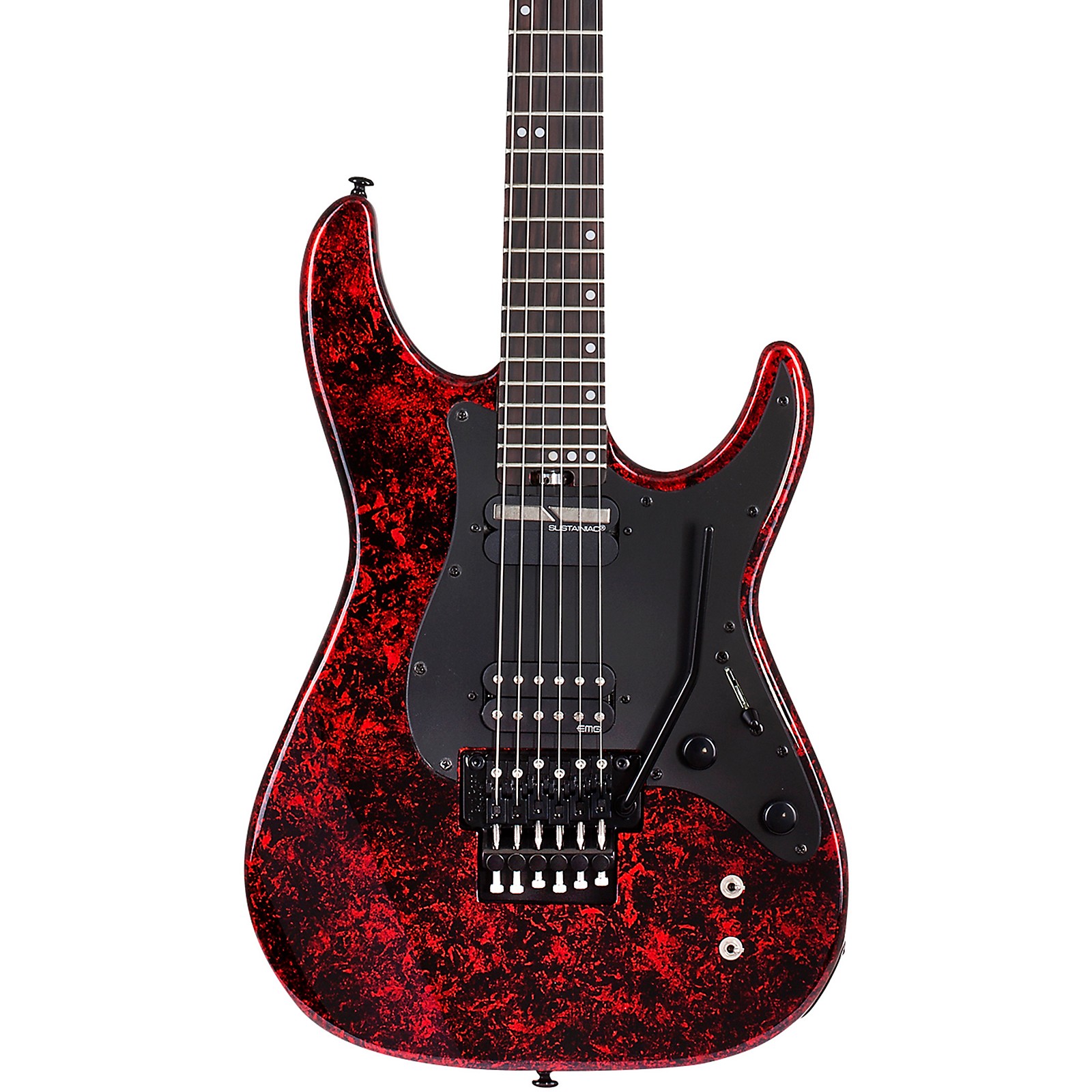 Schecter Guitar Research SVSS 6-String Electric Guitar Red Reign ...