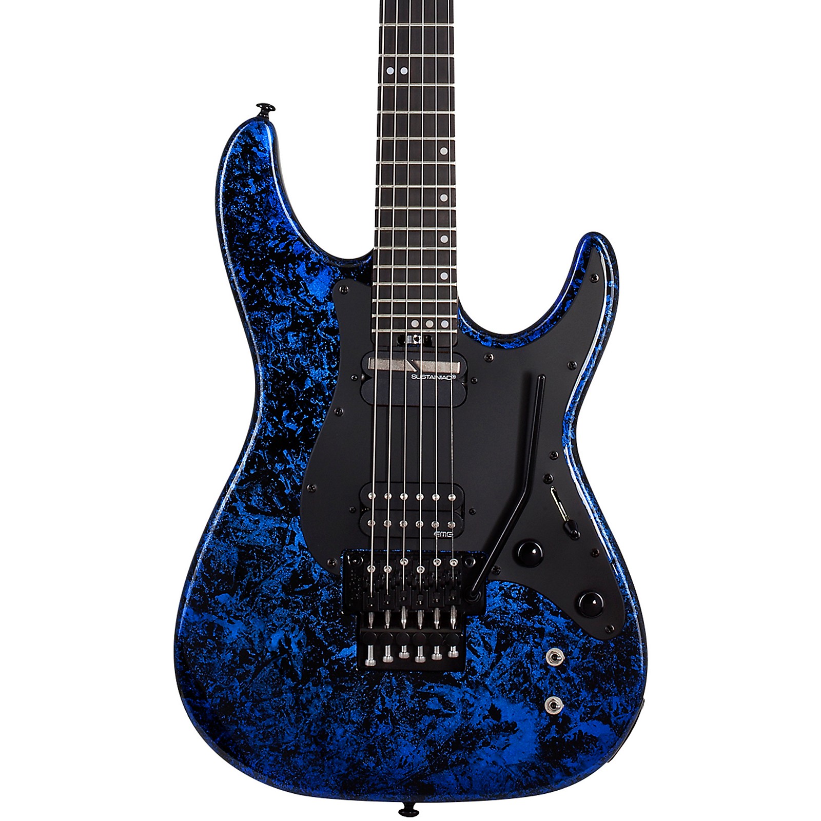 Schecter Guitar Research SVSS 6-String Electric Guitar Blue Reign ...