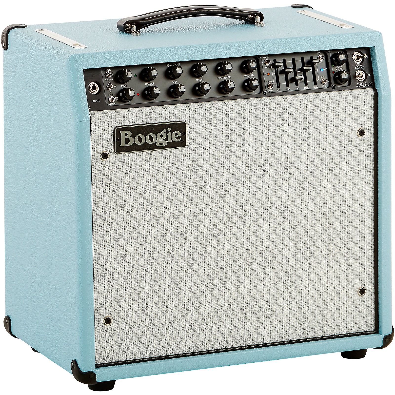 MESA/Boogie Mark V: 35 1x12 35/25/10W Tube Guitar Combo Amp Baby Blue ...