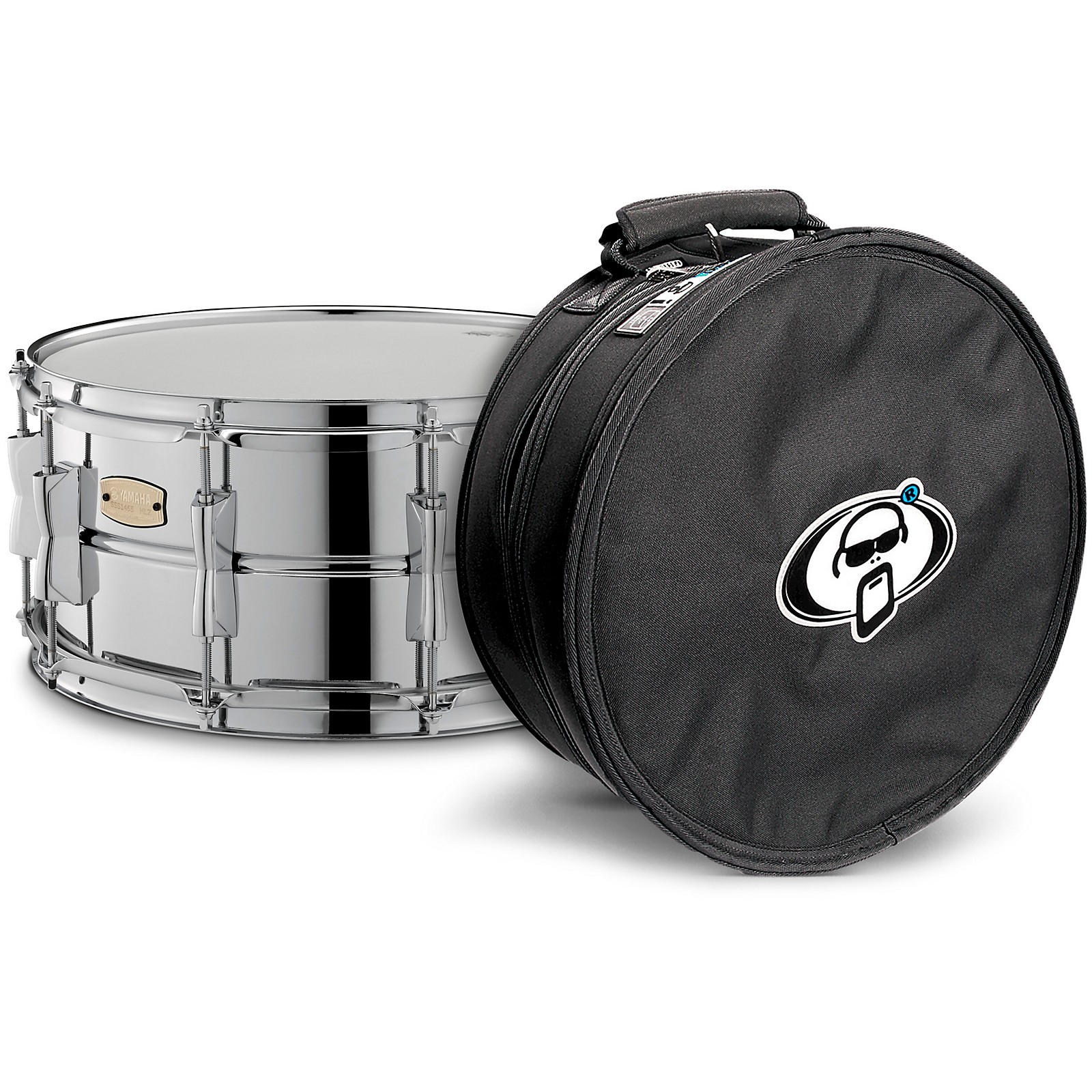 Yamaha Stage Custom Steel Snare With Protection Racket Case | Guitar Center