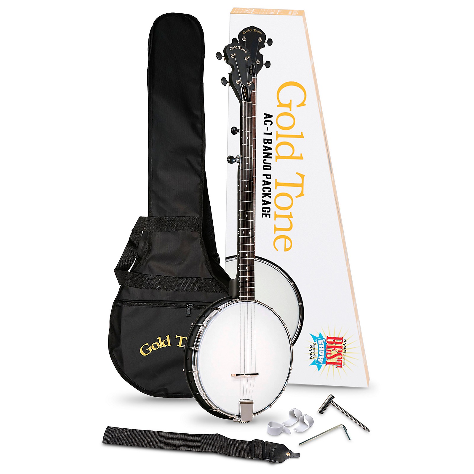 Gold Tone AC-1 Banjo Package Black | Guitar Center
