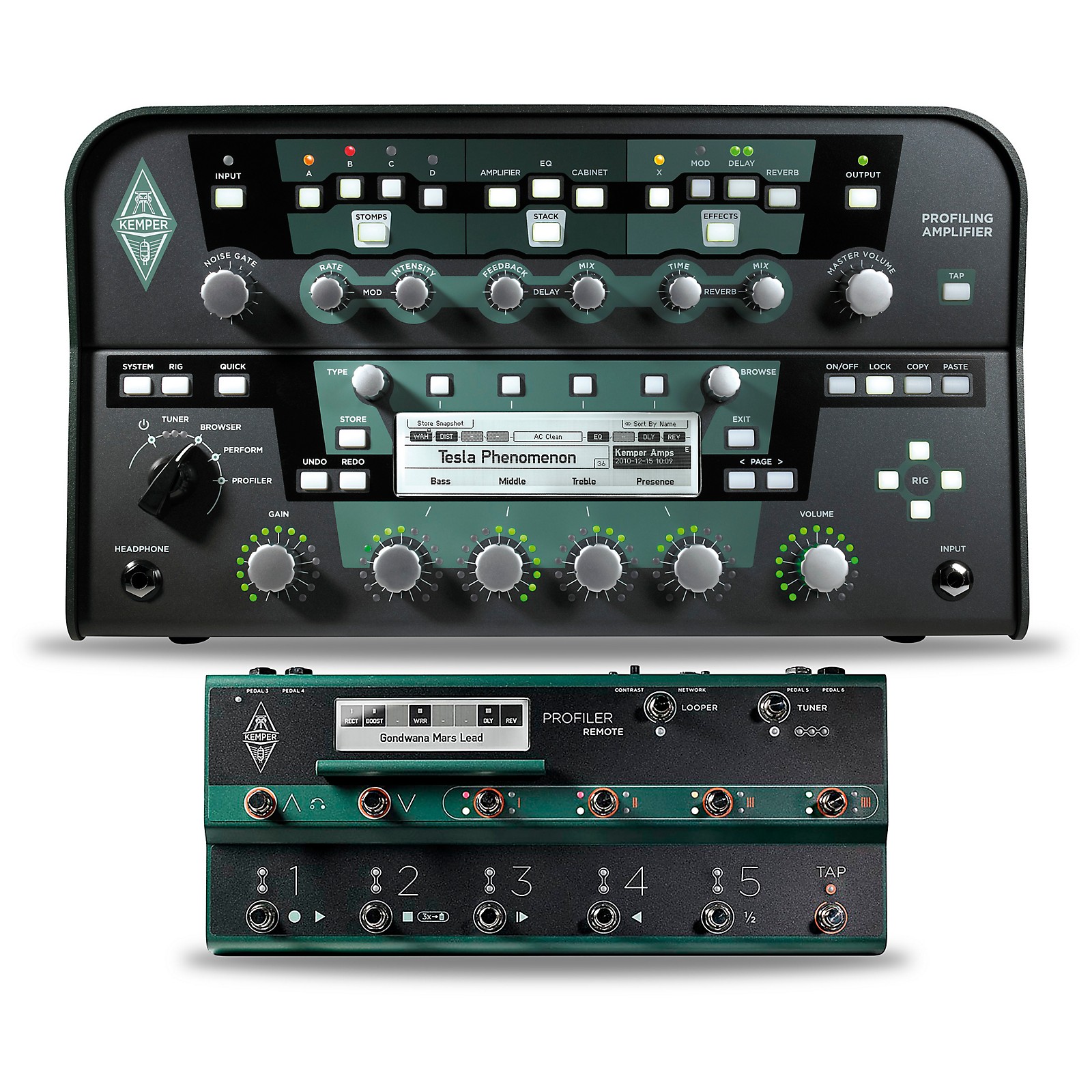 Kemper Profiler PowerHead 600W Class-D Profiling Guitar Amp Head With ...