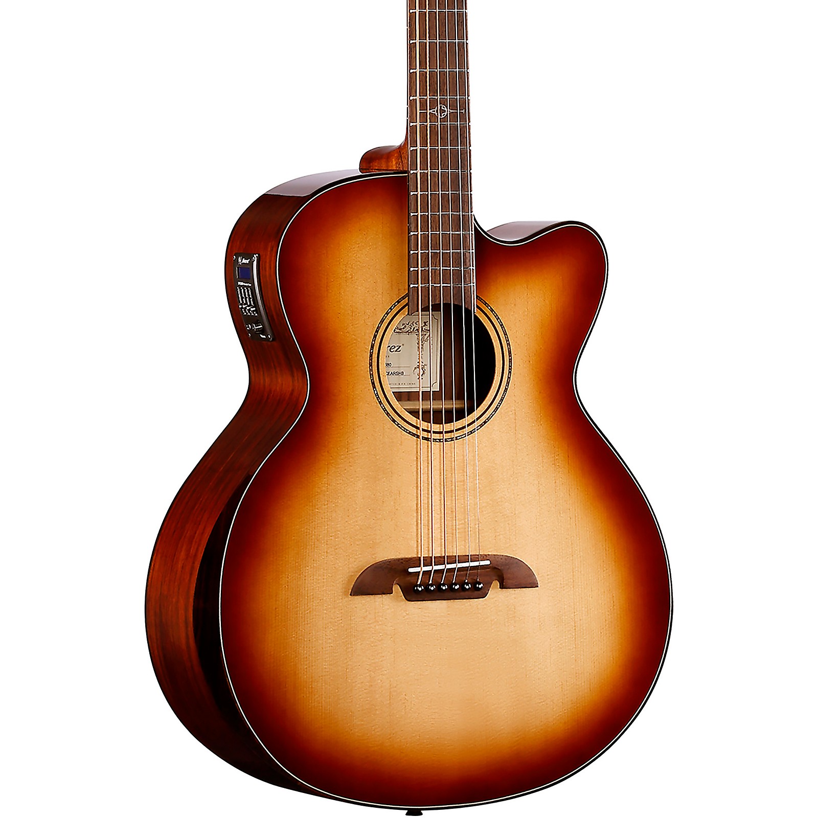 Alvarez Artist Series Bevel Armrest Cutaway Acoustic Electric Baritone ...