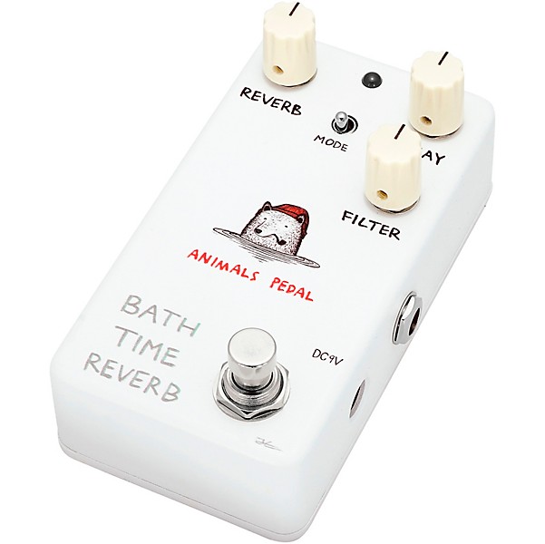Open Box Animals Pedal Bath Time Reverb V2 Effects Pedal White | Guitar ...