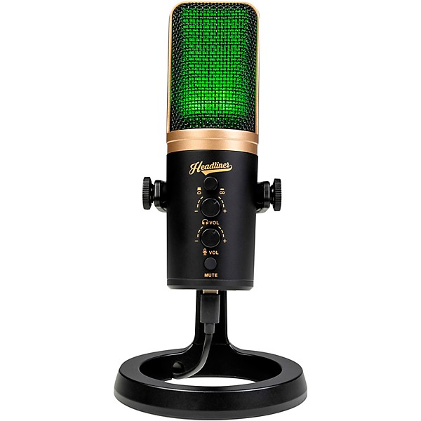 Headliner Roxy Stereo USB Microphone with Dual Condenser Capsules for ...