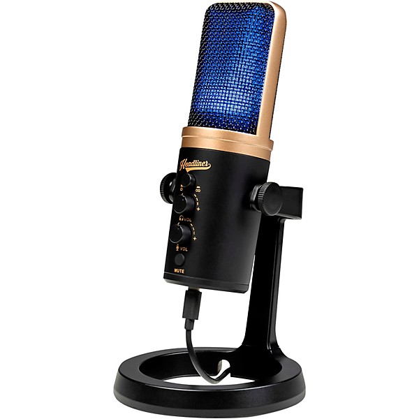 Headliner Roxy Stereo USB Microphone with Dual Condenser Capsules for ...