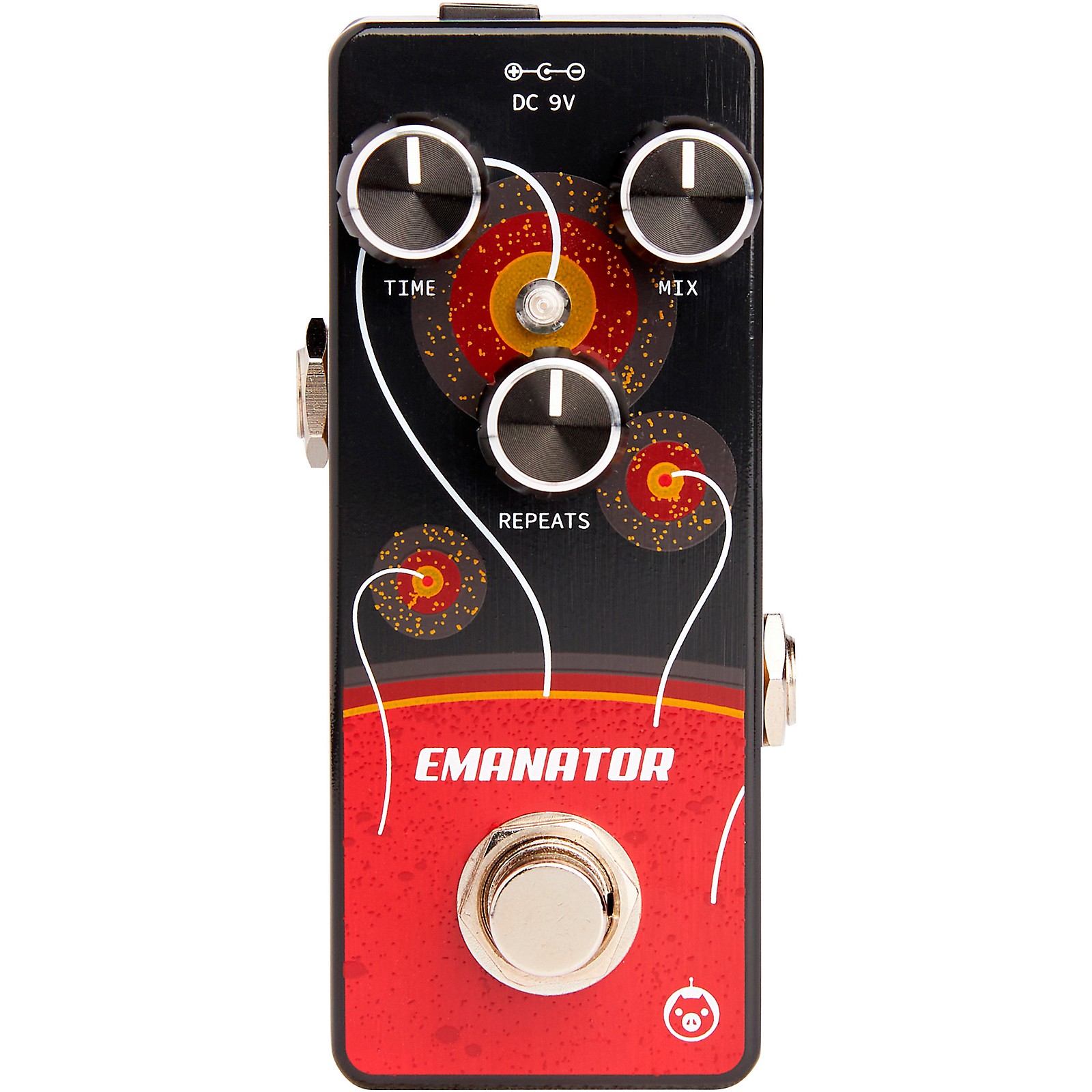 Pigtronix Emanator Delay Effects Pedal Black and Red | Guitar Center