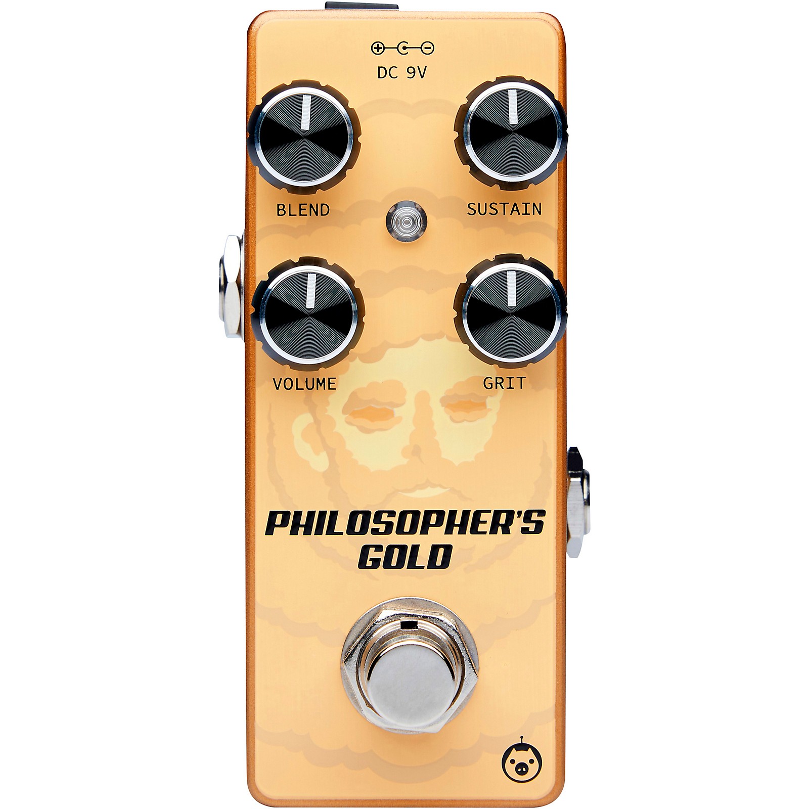 Pigtronix Philosopher's Gold Compression Effects Pedal Gold | Guitar Center