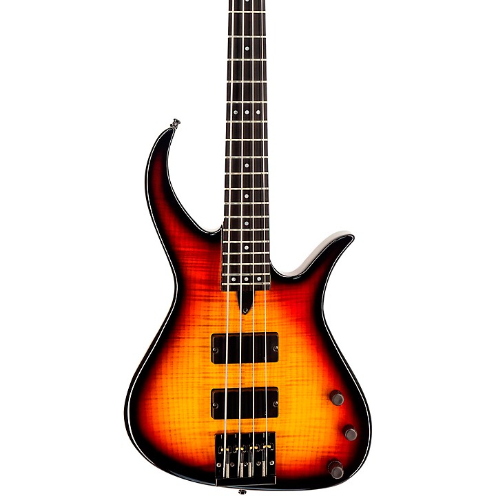Manson Guitars E-Bass John Paul Jones Signature Flame Top Electric Bass ...