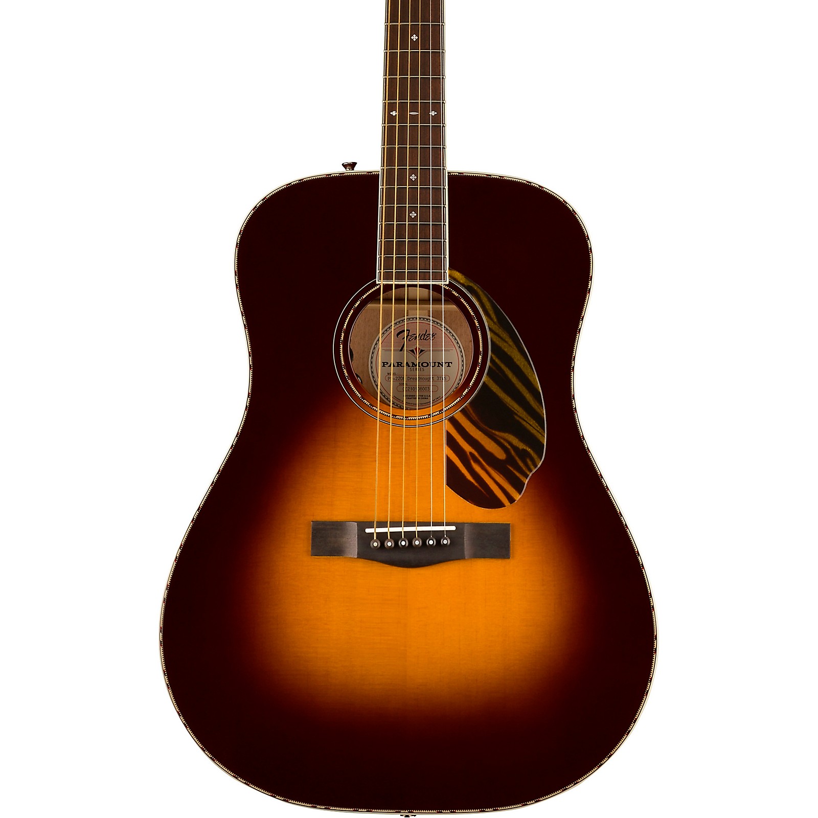 Fender Paramount PD-220E Dreadnought Acoustic-Electric Guitar 3-Color ...