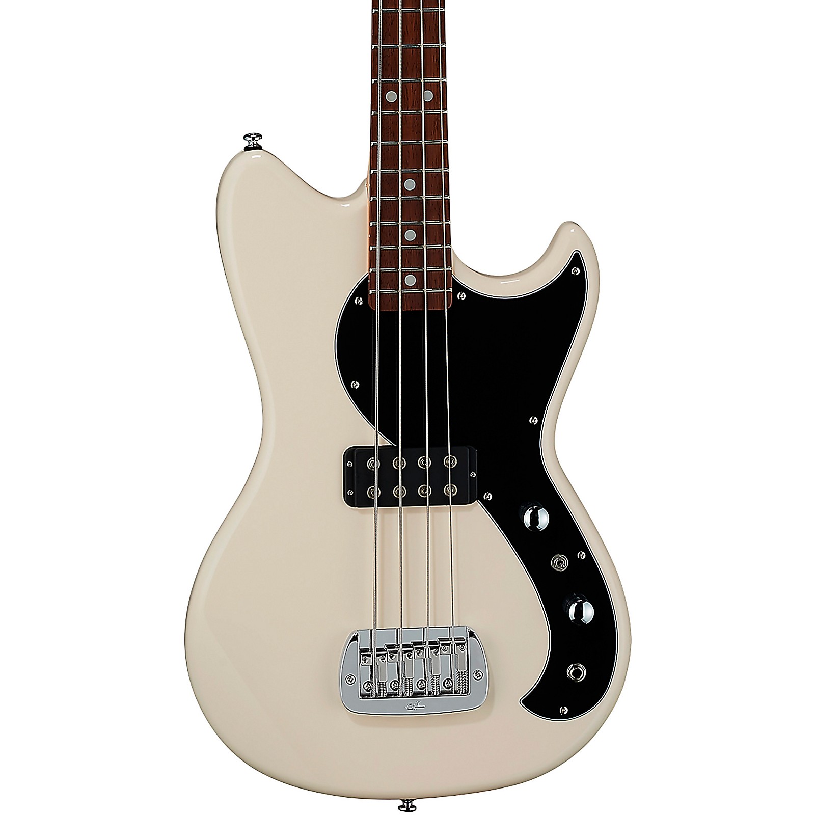 G&L Tribute Fallout Shortscale Bass Guitar Olympic White | Guitar Center