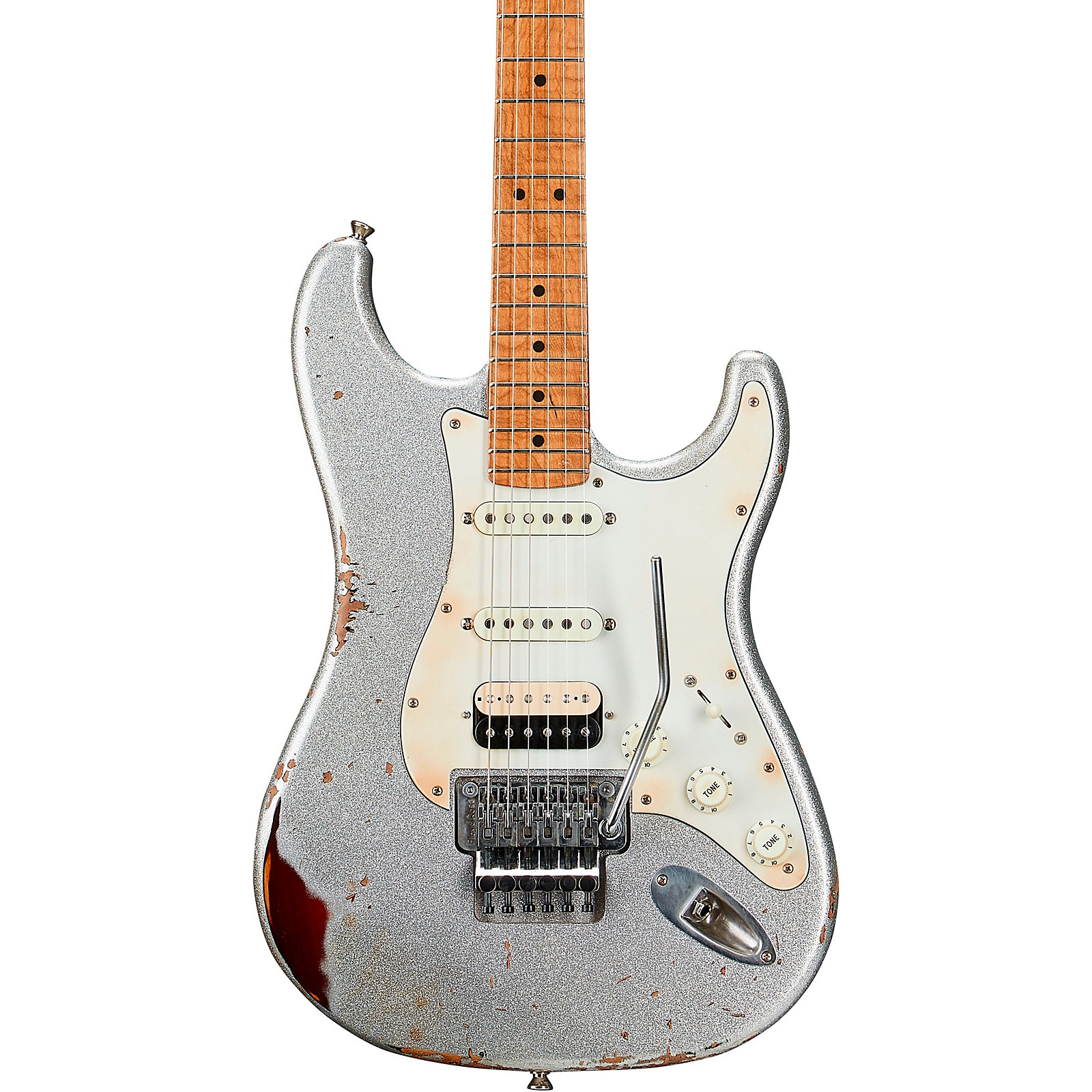 Platinum LsL Instruments Saticoy 22 6-String Electric Guitar Silver ...