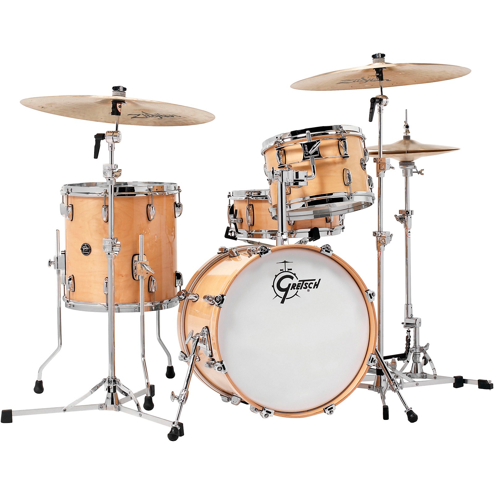 Gretsch Drums Renown 4-Piece Bop Shell Pack with 18 in Bass Drum Gloss Natural | Guitar Center