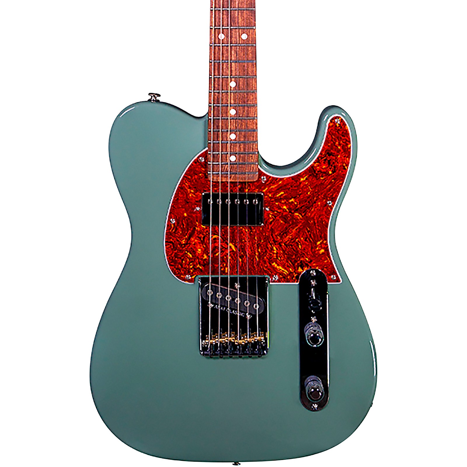 G&L Fullerton Deluxe ASAT Classic Bluesboy Electric Guitar Macha Green ...