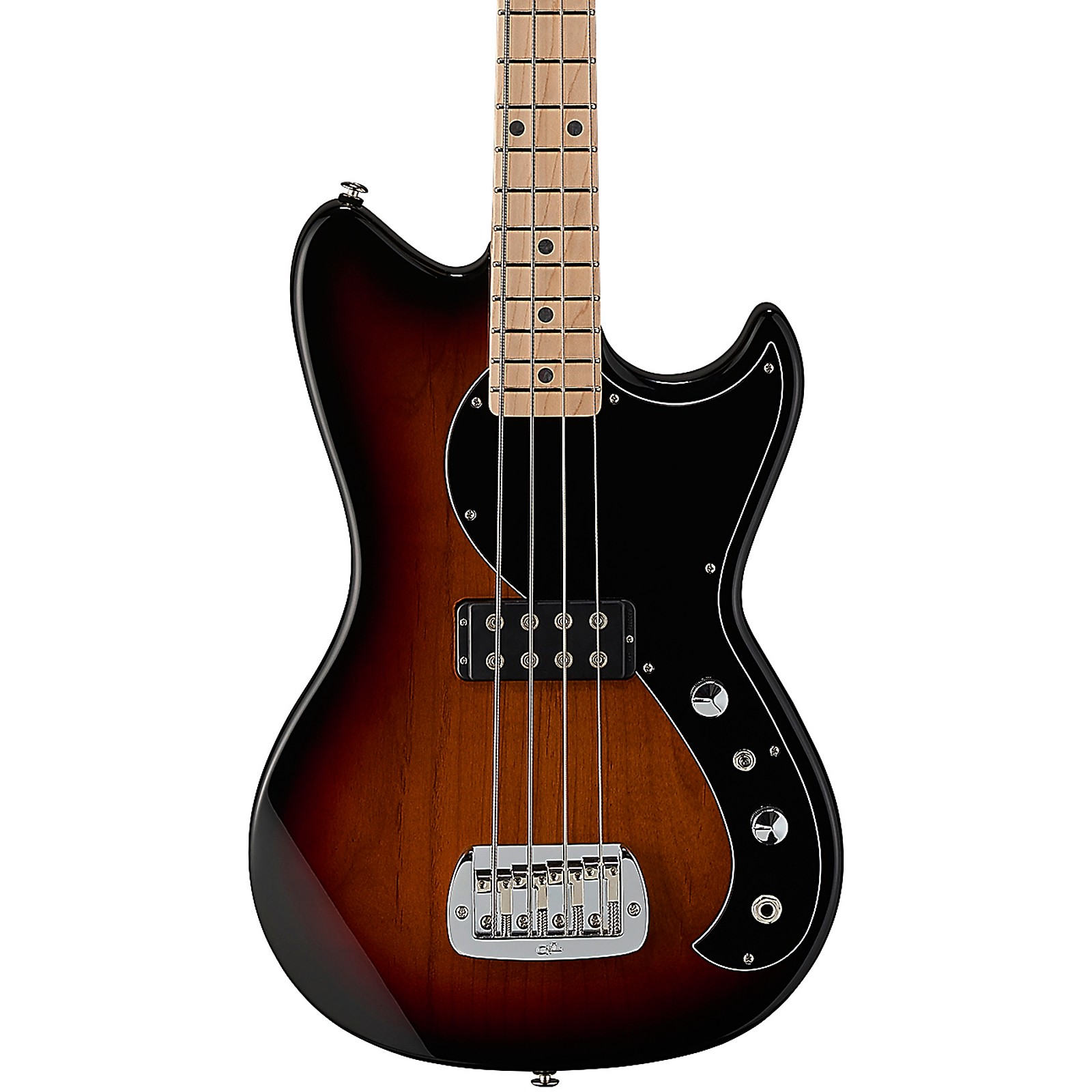 G&L Fullerton Deluxe Fallout Shortscale Electric Bass 3-Tone Sunburst ...