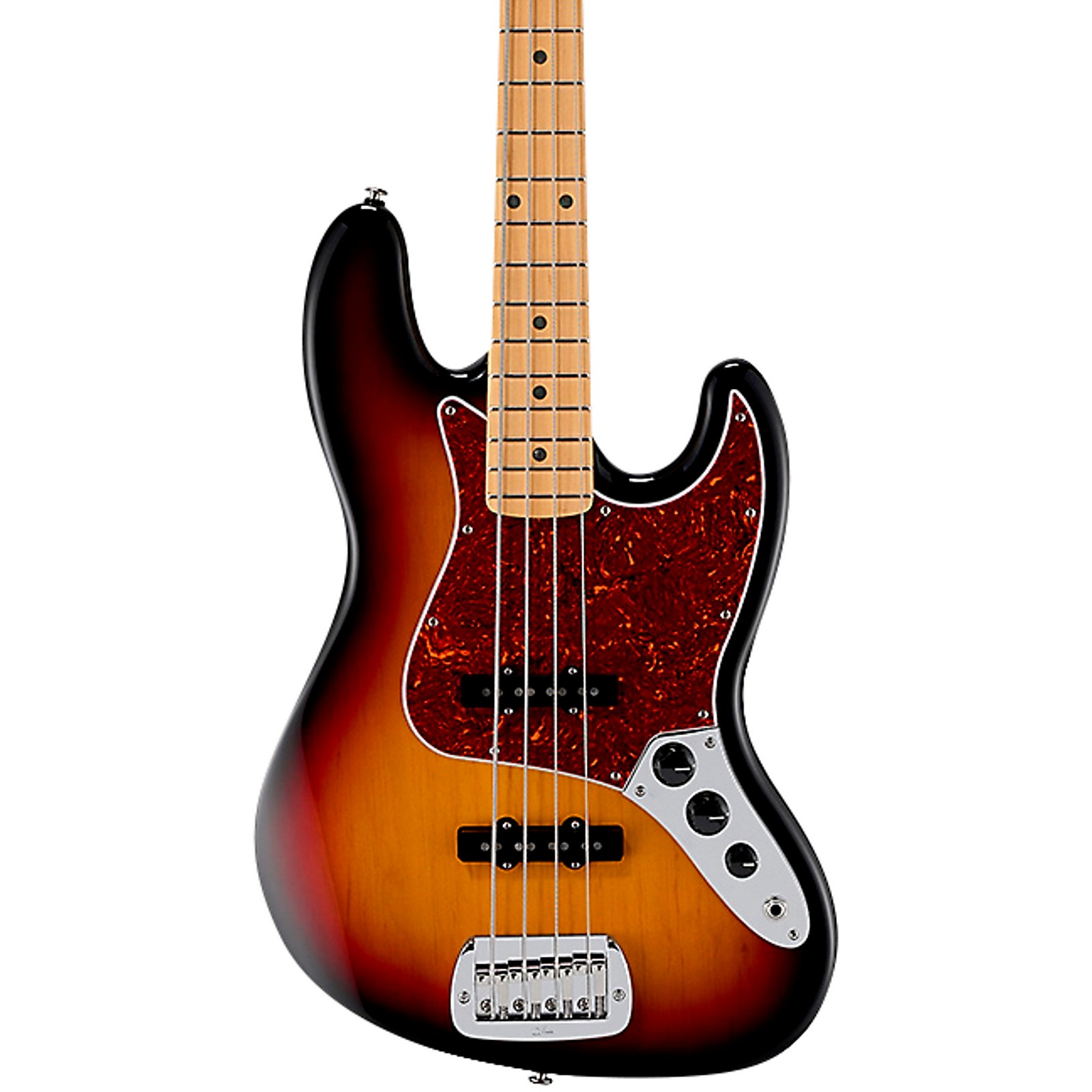 G&L Fullerton Deluxe JB Maple Fingerboard Electric Bass 3-Tone Sunburst ...