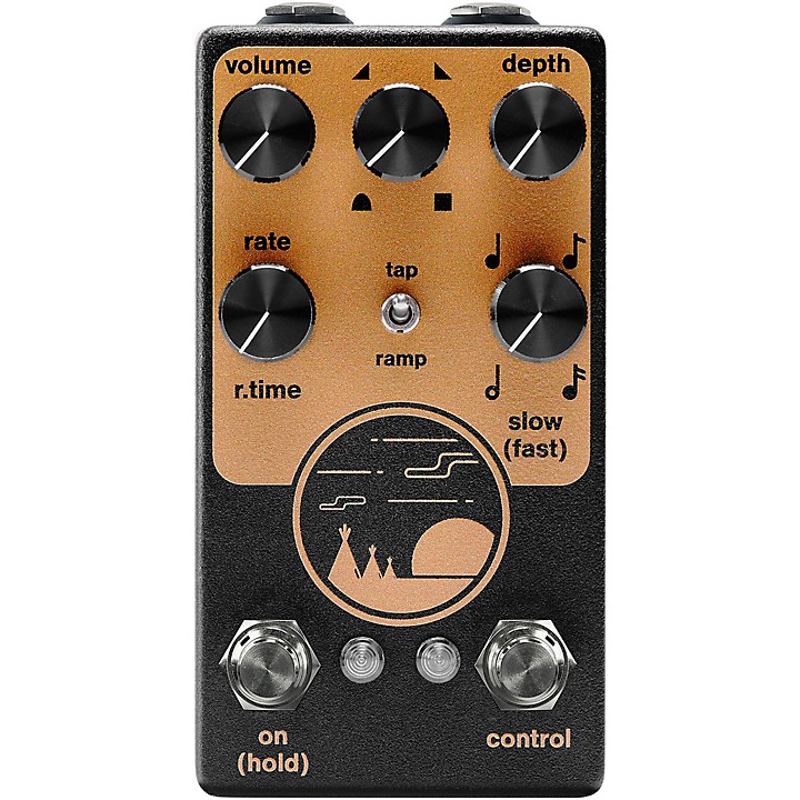 NativeAudio Rising Sun V2 Tap/Ramp Tremolo Effects Pedal Black and Orange | Guitar Center