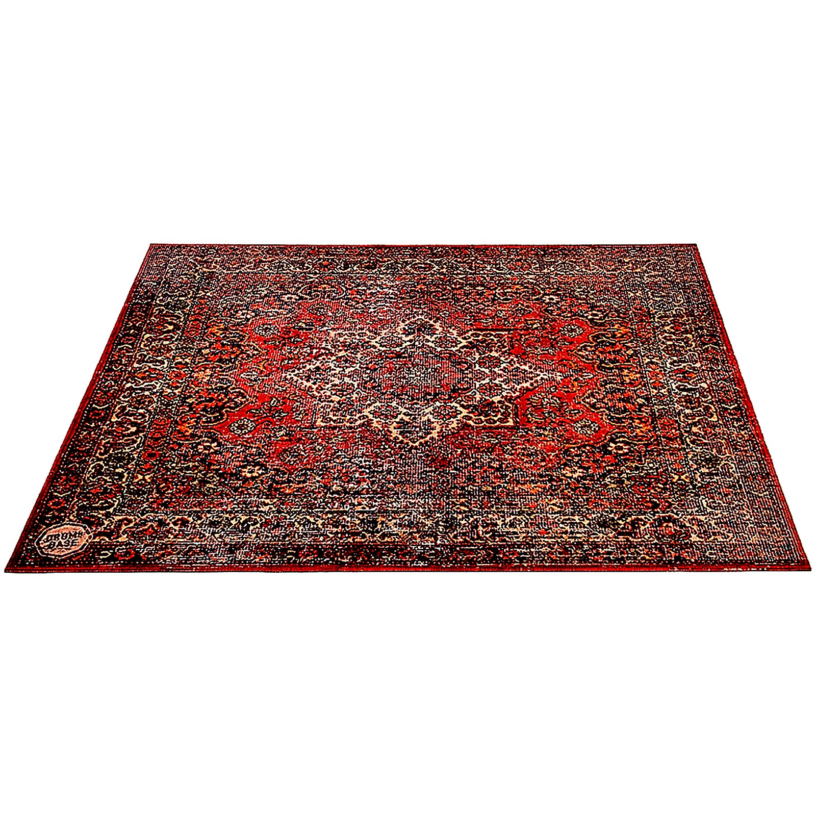 DRUMnBASE Vintage Persian Style Stage Rug Original Red 6 x 5.25 ft ...