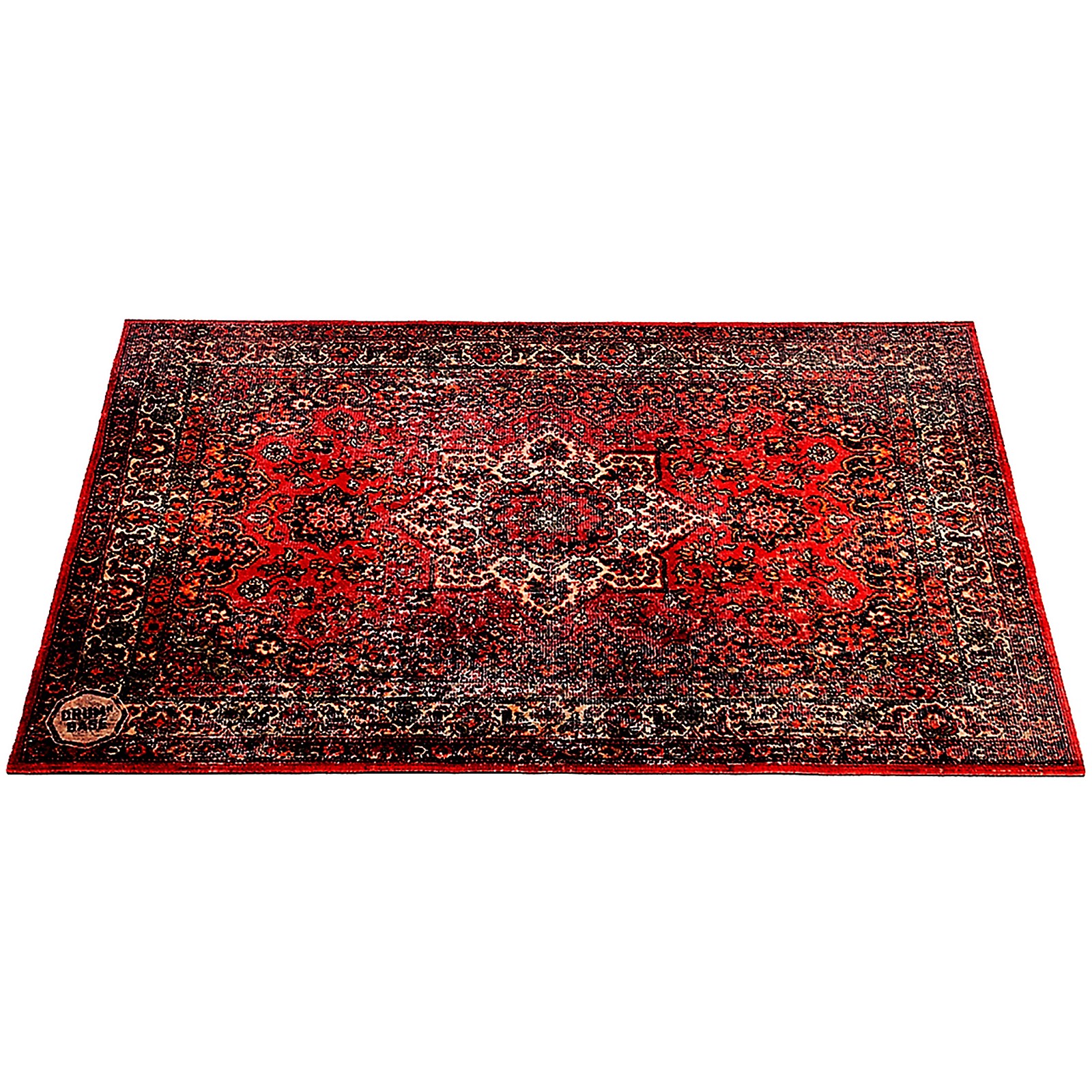 DRUMnBASE Vintage Persian Style Stage Rug Original Red 4.26 x 3 ft ...