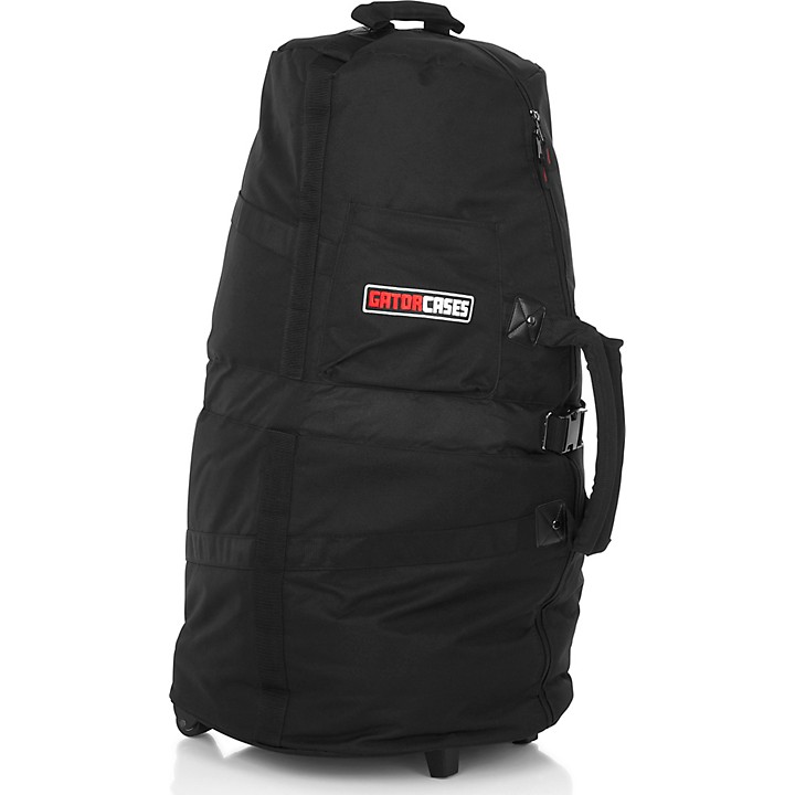 Gator Padded Conga Bag with Wheels and Red Interior | Guitar Center
