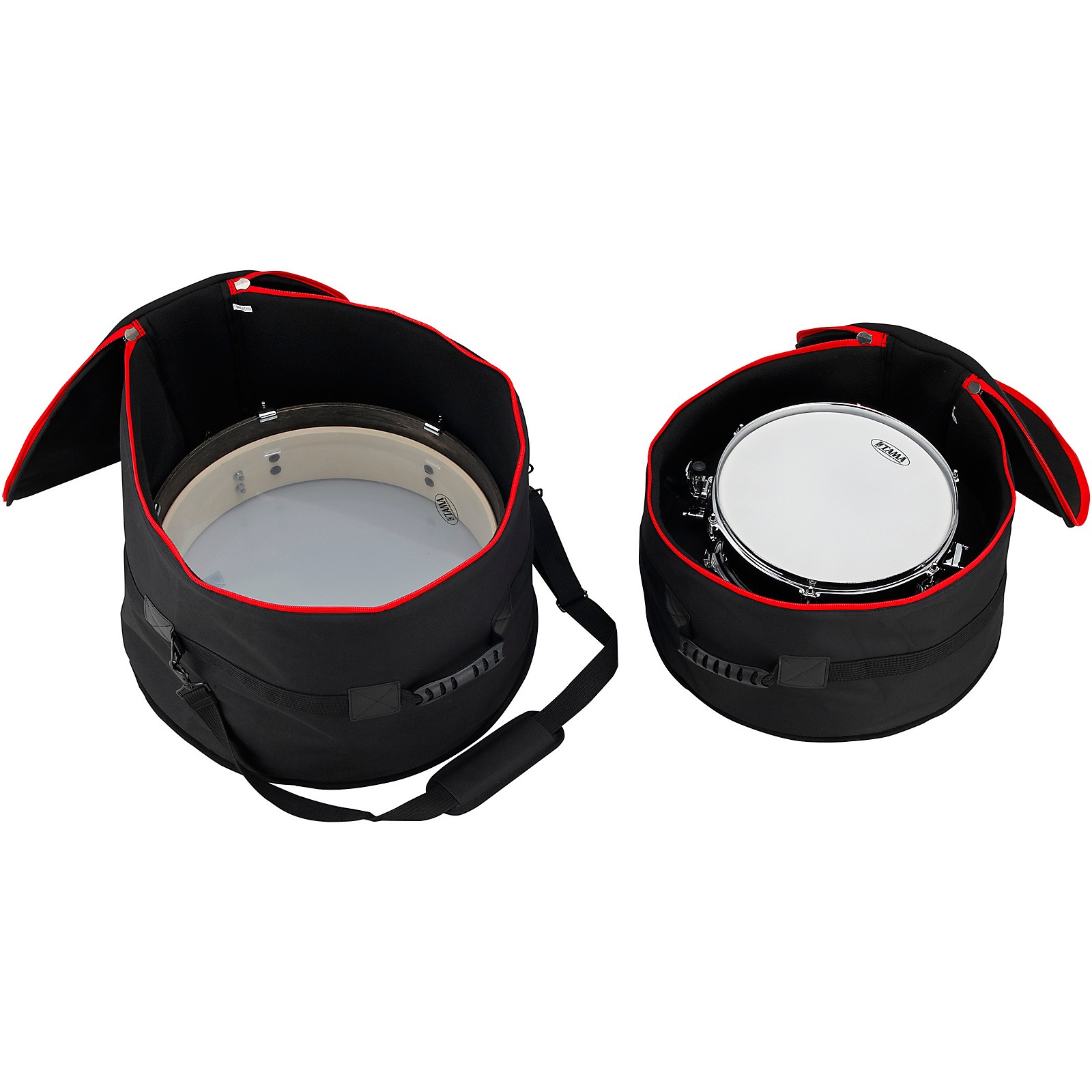 TAMA Standard Series Drum Bag Set for Club-JAM Pancake 10 x 3.5, 13 x 3 ...