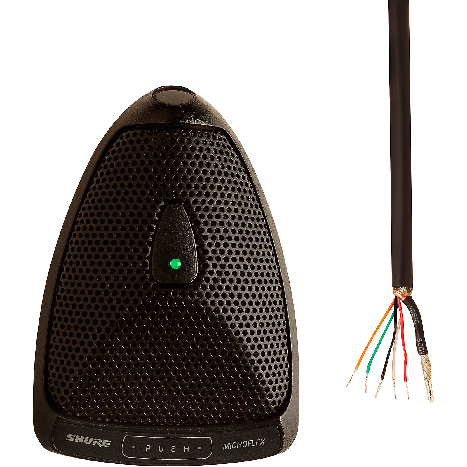 Shure MX392BE Condenser Boundary Microphone, Built-in Preamp, Attached ...