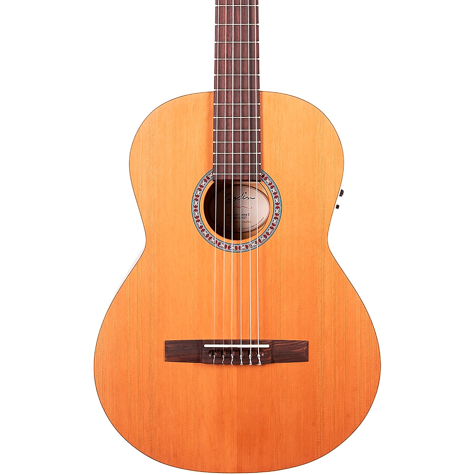 Godin Etude Clasica II Nylon String Left-Handed Classical Electric ...